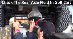How To Check The Rear Axle Fluid In EZGO TXT vs Club Car DS vs Precedent