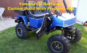 Yamaha G2 Golf Cart Custom Build With Predator 420